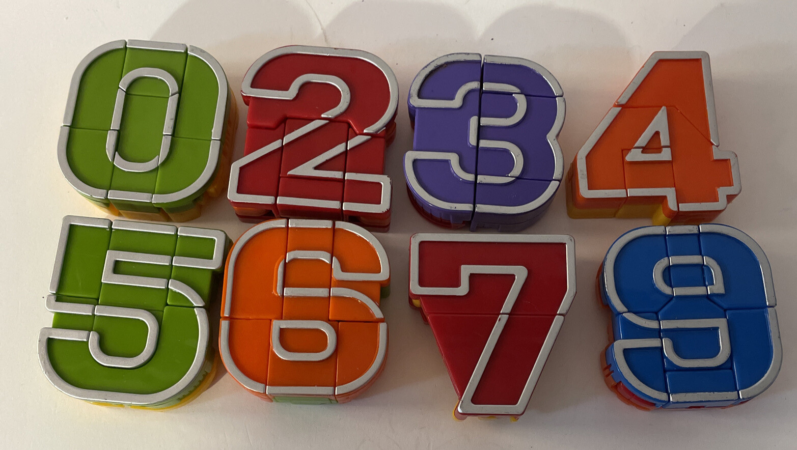 Vintage Alphabots Transformers Numbers 0,2-7, And 9 VGUC | eBay