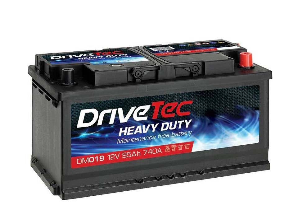 DriveTec Car Battery DM019 12V 95Ah 740A B13 3 Years Warranty T1 ...