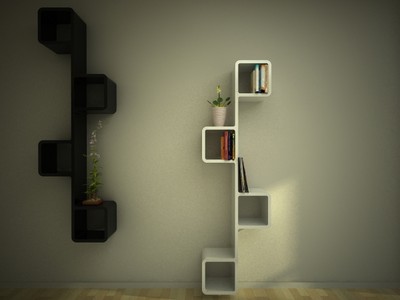 Cumix Designregal VIND - Wandregal-Regalsystem-Flexibel Erweiterbar ...