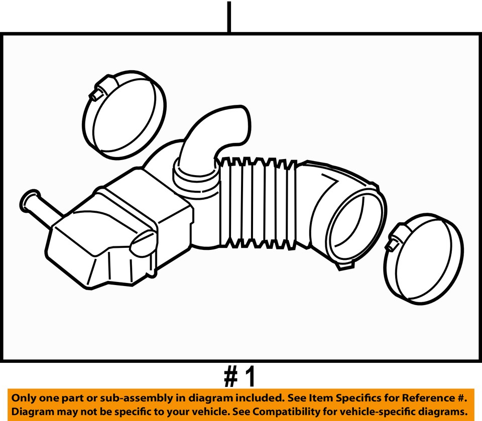NISSAN OEM 07-12 Sentra Air Cleaner Intake-Upper Duct Tube Hose ...