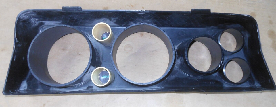 1968-69 AMC AMX JAVELIN TAN BROWN DASH SPEEDOMETER GAUGE OVERLAY BEZEL ...