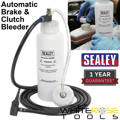Sealey Automatic Brake & Clutch Bleeder Pressure Kit Set | eBay