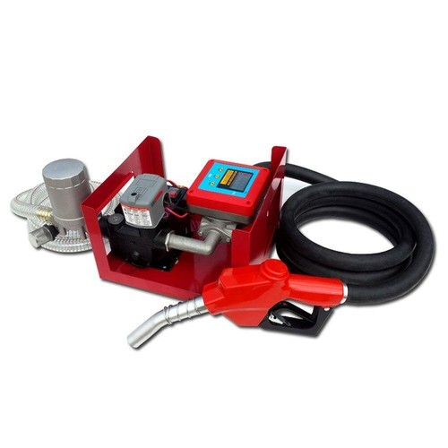 Electric Diesel Pump 220V 12v 24v W/ 6m Meter Gun Hose 750W Small Fuel ...