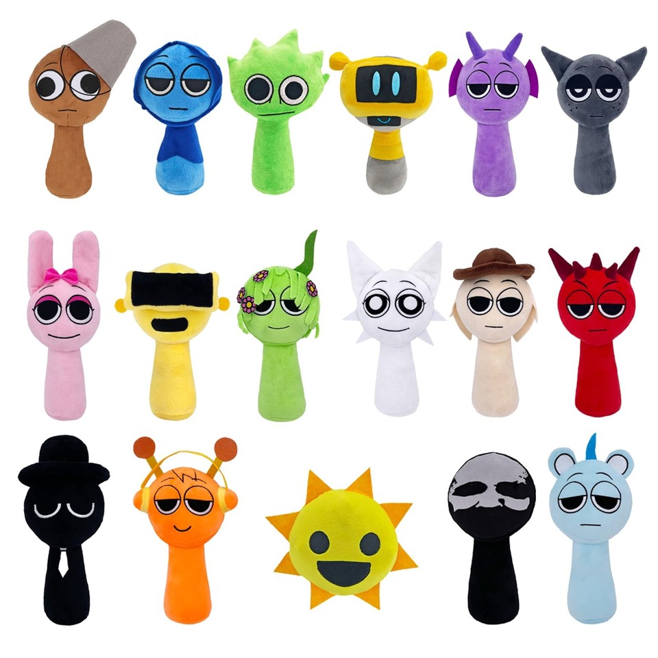 Sprunki Plush Game, Wenda Gray, for Kids (Sprunki-17) | eBay