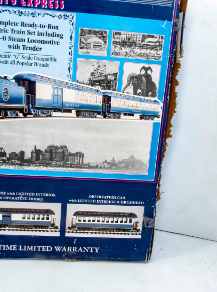 Bachmann Big Haulers Blue Comet #833 G Scale Train Set - IOB | eBay