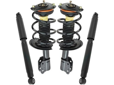 Front and Rear Shock Strut and Coil Spring Kit fits Silhouette 1997 ...