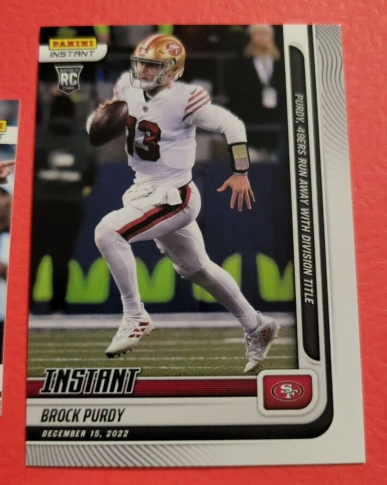Brock Purdy ROOKIE CARD INSTANT PRESTGE RC CHRISTIAN MCCAFFREY ROOKIE ...