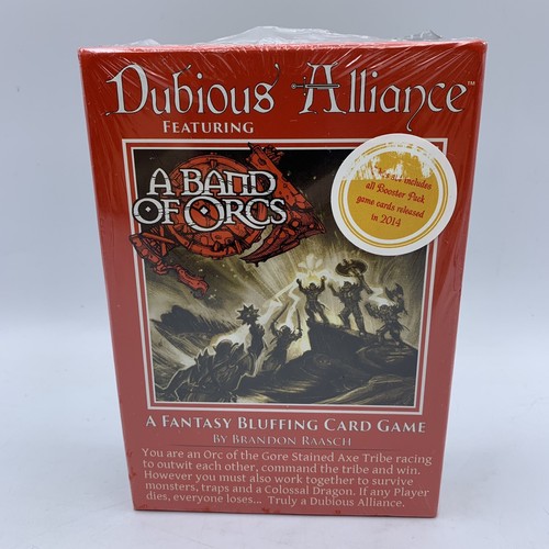 Dubious Alliance A Band Of Orcs Fantasy Card Game SEALED NEW Brandon ...