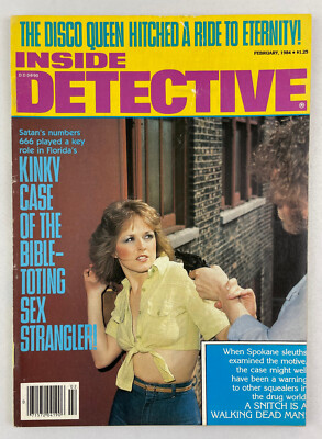 Inside Detective Magazine, February 1984, Vintage True Crime Stories ...