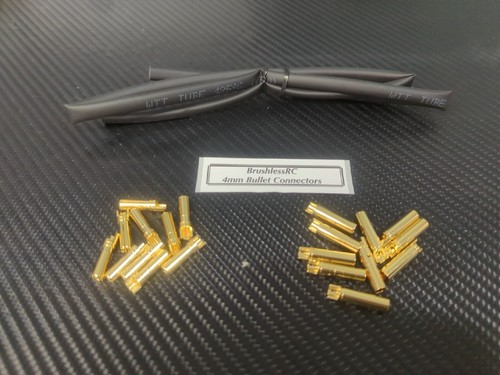 12 Pair 4mm Male & Female Easy Solder Bullet Connector For 1/10 RC Car ...