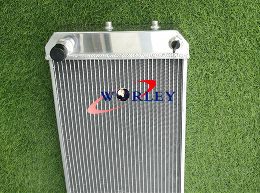 3 row aluminum radiator + fan for LOTUS Esprit S4 SE S4s V8 GT GT3 1988 ...
