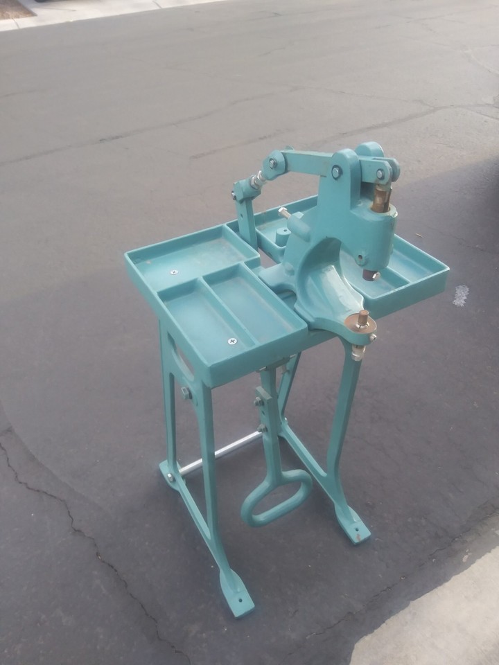Vintage Wonderful Working Condition Heavy Duty Foot Stamping Kick Press ...
