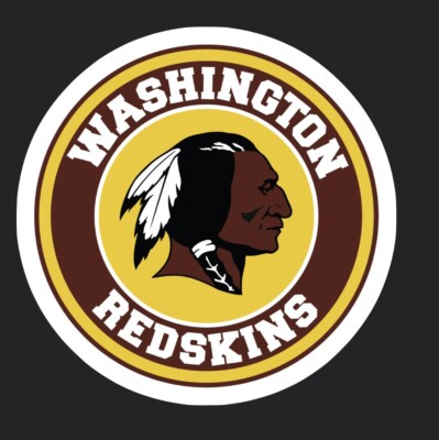 WASHINGTON REDSKINS Logo Sticker Bat Stickers Car NFL Football Decal | eBay