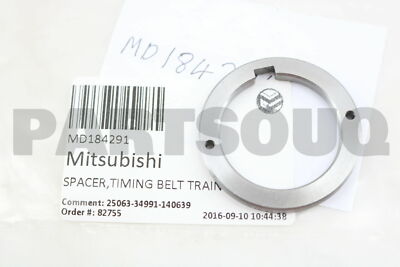 MD184291 Genuine Mitsubishi SPACER,TIMING BELT TRAIN | eBay