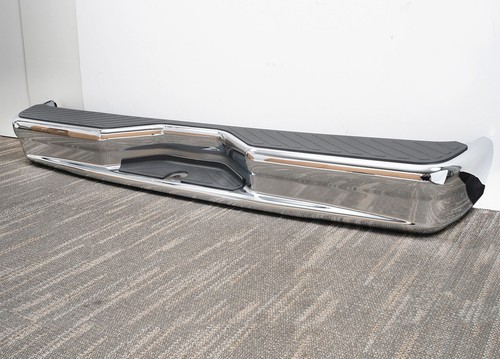 Rear Step Bumper Chrome Steel For 1992-2014 Ford E-150 E-250 E-350 ...