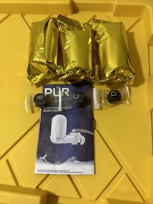 NEW 3 Pack Pur Maxion Walter Filter Replacement Faucet Refills Model RF ...