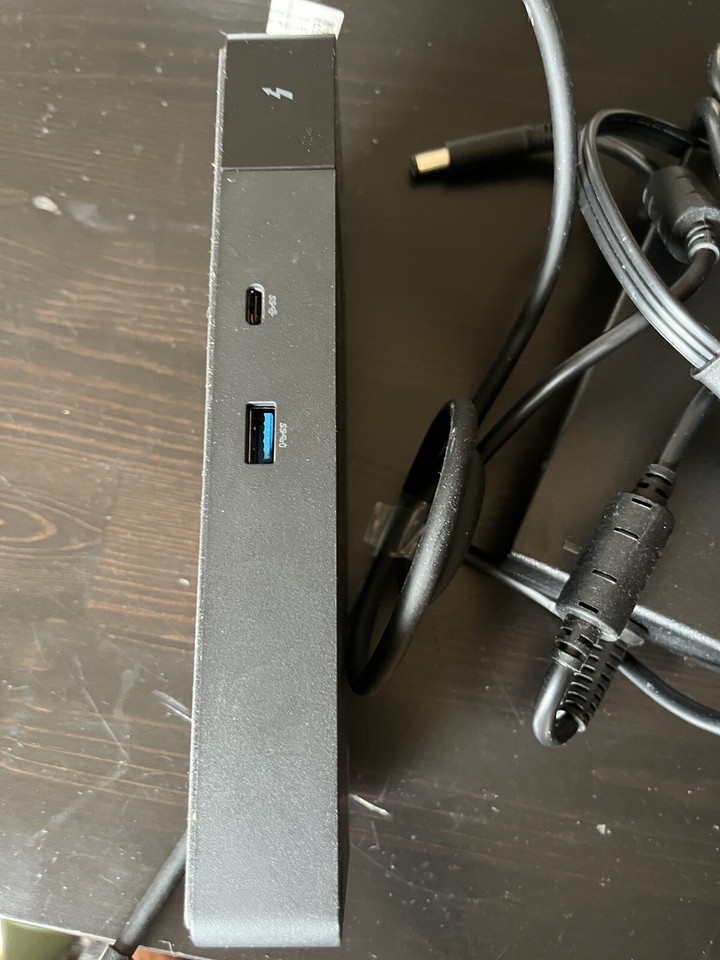 Dell WD19TBS USB-C Thunderbolt Dock Docking Station & 180w AC Adapter D ...