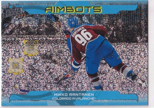 24/25 UD SERIES 1 MIKKO RANTANEN AIMBOTS SEPCKLED INSERT #23 | eBay