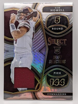 2022 Select Silver Draft Selections Patch Sam Howell 75/99 | eBay