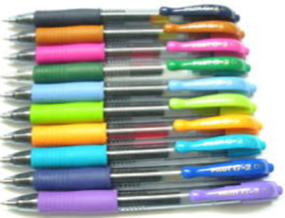 Pilot G2 Premium Gel Pen Choice of 10 Different Vibrant Ink Colors SAVE ...