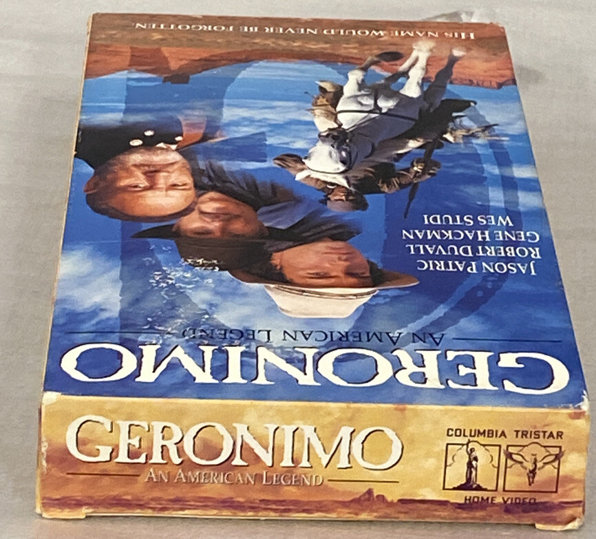 Geronimo An American Legend VHS 1993 Drama History Western Gene Hackman ...