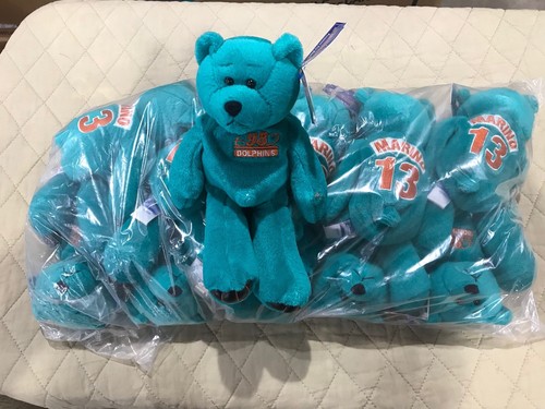 LIMITED TREASURES Premium Pro Bear NFL DAN MARINO 10 Pcs Lot Beanie ...