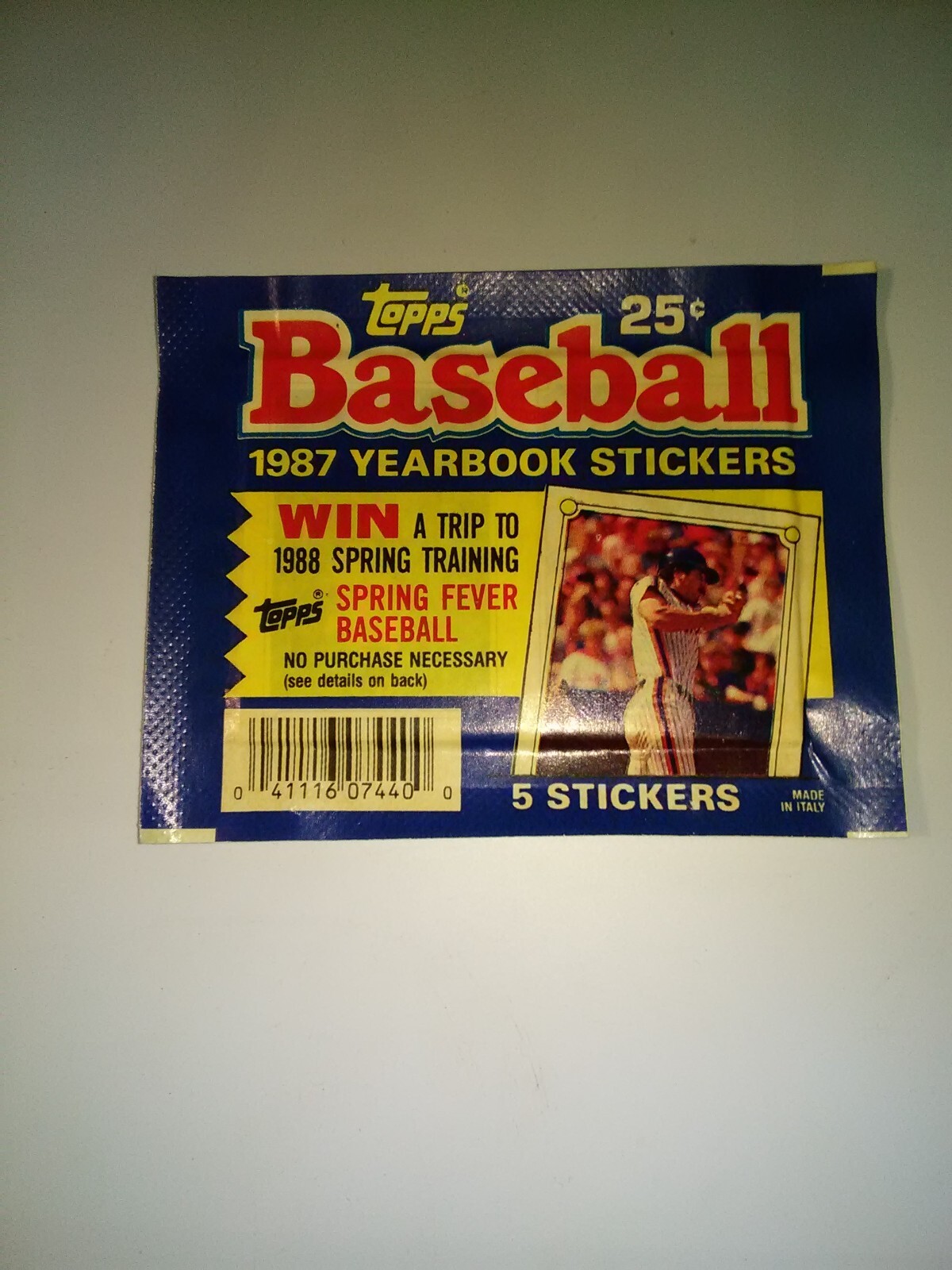 Topps 1987 Baseball Yearbook 5 Stickers - Unopened | eBay