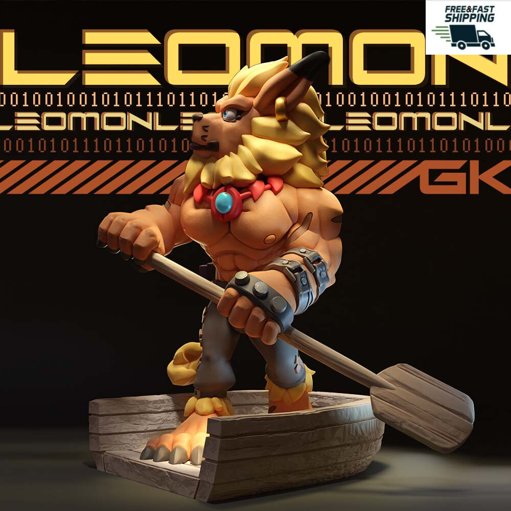 Furry Studio Digimon Leomon Resin Model Painted Statue In Stock Q ...