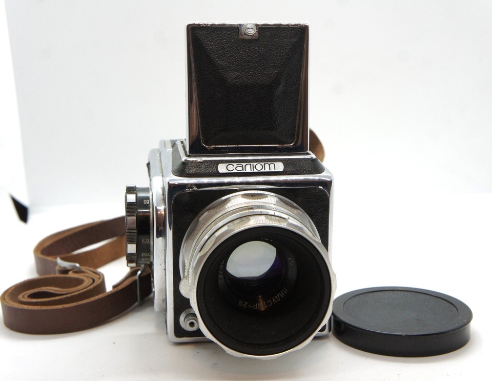 Salut Medium Format 6x6 camera Soviet HASSELBLAD Industar-29 2.8/90 ...