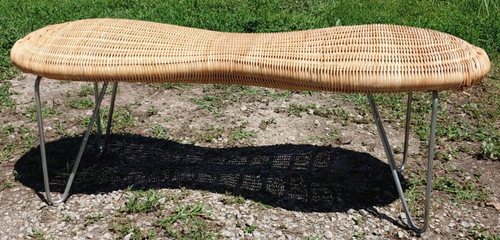 RARE - Rattan peanut bench from Ikea, 1999 | eBay