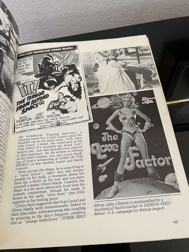 Eroticism in The Fantasy Cinema by Bill George TPB Christopher Lee ...