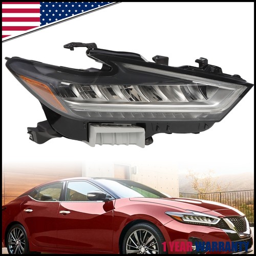 Headlight For 2019-2023 Nissan Maxima Passenage Side LED with bulb(s ...