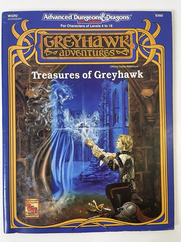 Advanced Dungeons & Dragons Greyhawk Adventures Treasures Of Greyhawk ...