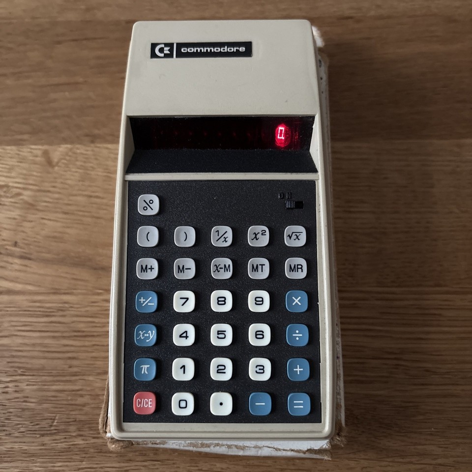 Vintage Commodore Solid State Electronic Calculator Model 899D | eBay UK
