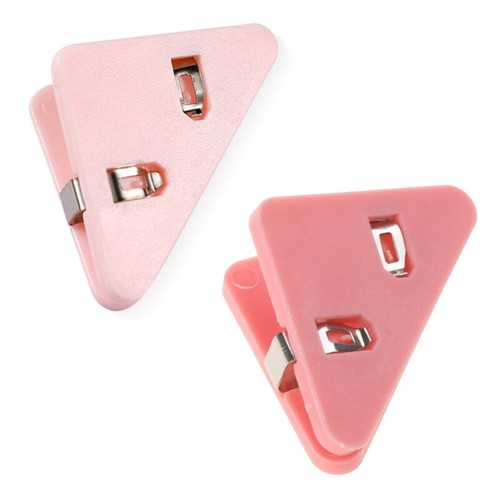 Colorful Paper Clamp Corner Paper Clamp Book Page Mark File Clip for ...