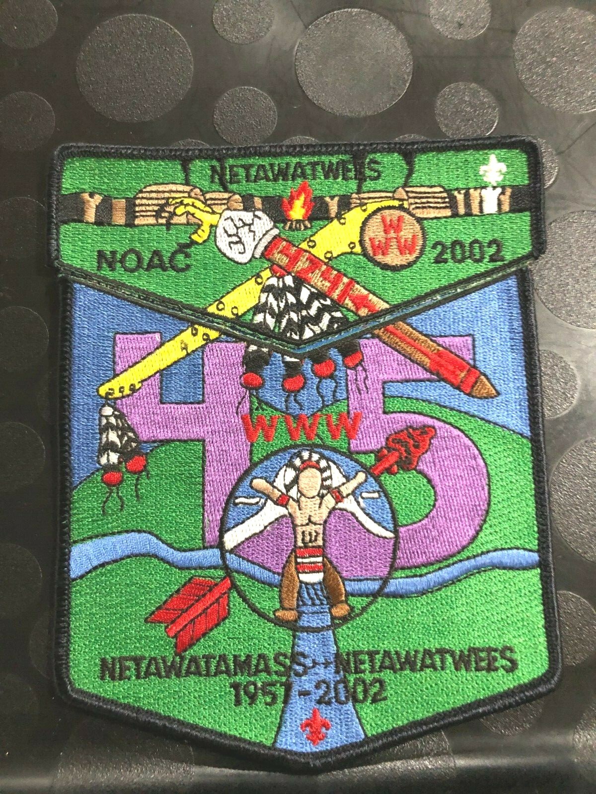OA NETAWATWEES LODGE 424 1957- 2002 NOAC TWO PIECE SET | eBay