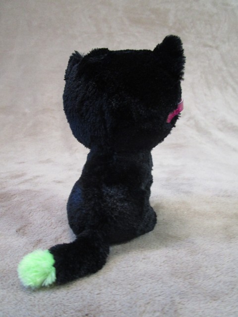 Jinxy Ty Beanie Boos Cat Glasses Mask Halloween Plush 2014 Retired 6 ...