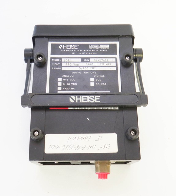 Heise Series 9 Model 901B Digital Pressure Indicator for sale online | eBay