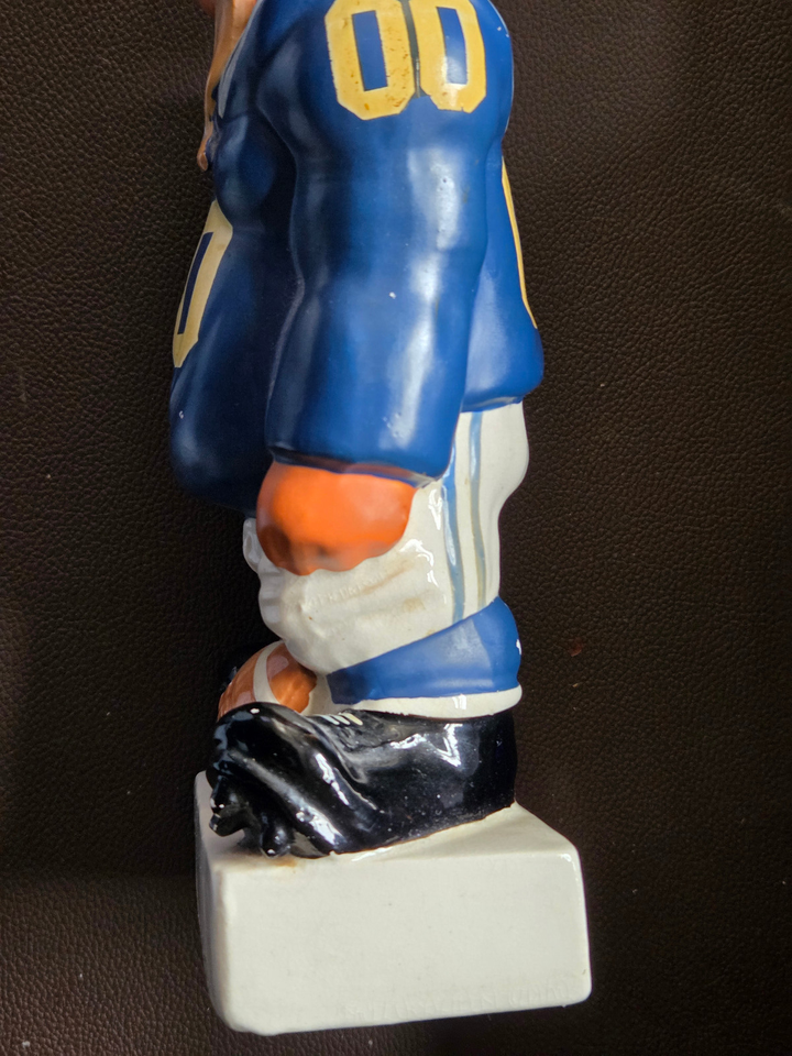 Vintage 1950s Baltimore Colts Ceramic Bank Football Player Coin Bank ...