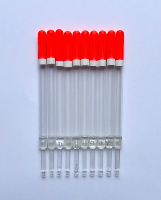 Ultra Fishing Clear Carp Wagglers Floats 4" (10cm) 3 No1 British Made ...