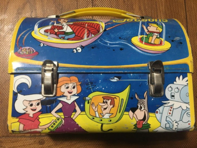 1963 Jetsons lunchbox vintage bright colors with hard to find thermos ...