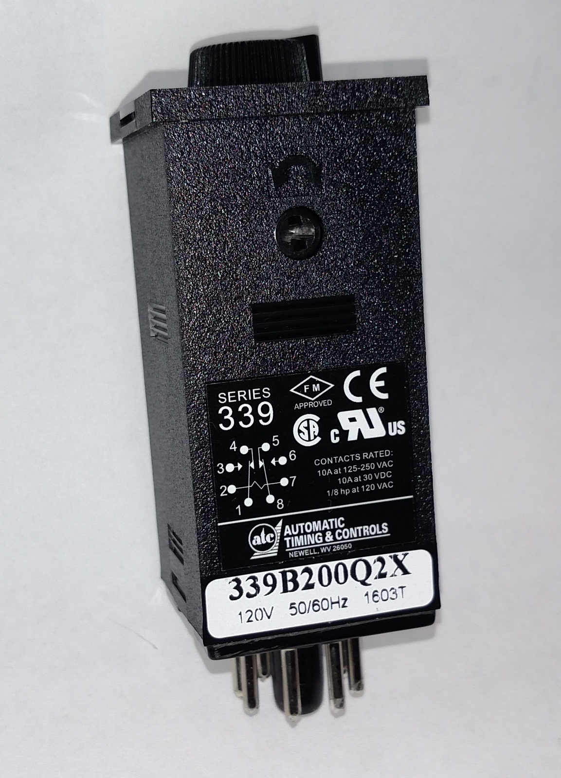 ATC+339B200Q2X+Time+Plug-In+Adjustable+Time+Delay+Relay for sale online ...