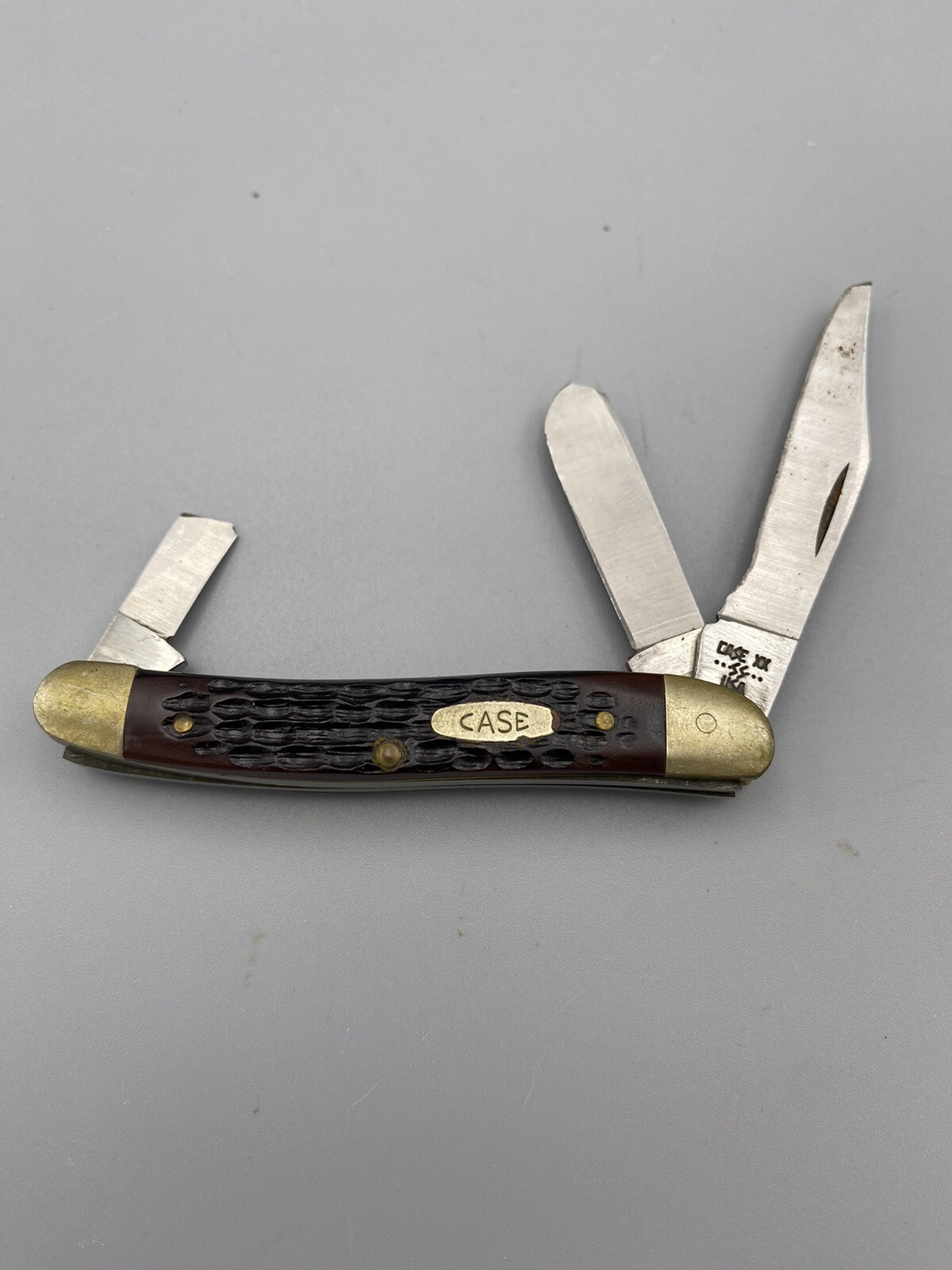 Vintage 1980s Case 63087 SS Classic Stockman Folding Knife - 1 broken ...