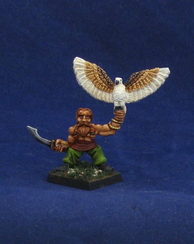Painted Dwarf Beastmaster, FASA Earthdawn Heartbreaker, OOP AD&D Metal ...