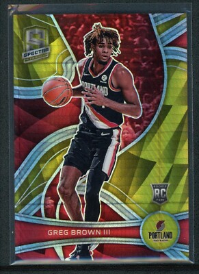 2021-22 GREG BROWN III 08/10 PANINI SPECTRA HYPER ROOKIE RC #135 | eBay