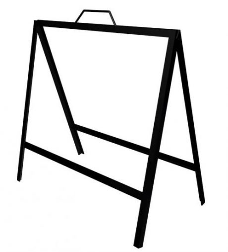 2 Pack, 24" x 32" Metal-A-Frame-Sidewalk-Sign-Holder-Real Estate Frame ...