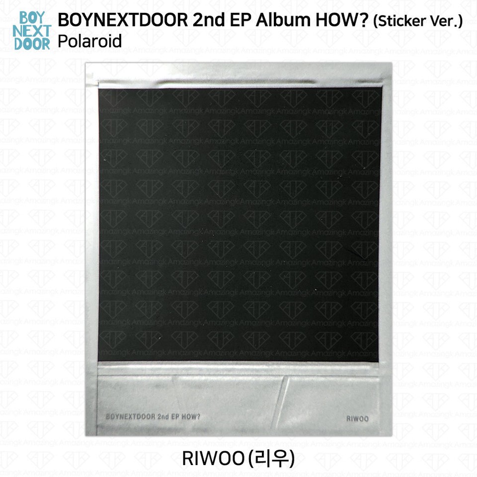 BOYNEXTDOOR 2nd EP Album HOW? Photocard Postcard Polaroid Meme Card ...