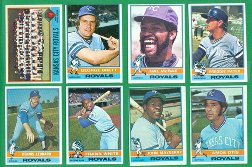 1976 TOPPS KANSAS CITY ROYALS TEAM SET NRMT NL WEST CHAMPS BRETT 2ND | eBay