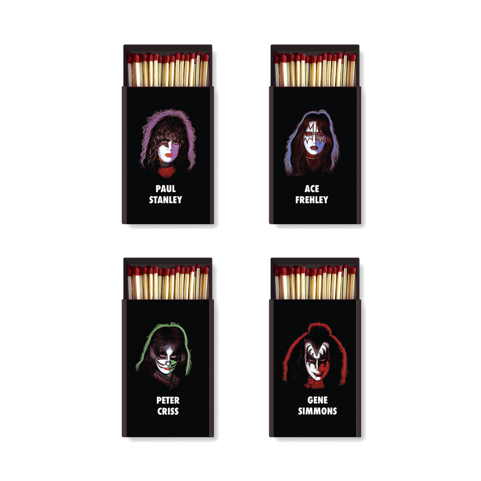 Kiss Band 44 Match Boxes Grand Box Gift Set Souvenir Collector Box 50 ...