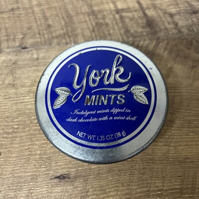 Vintage York Mints Collectable 3" Tin Distributed By The Hershey ...